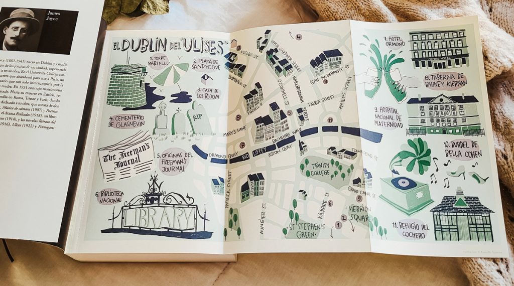 Mapa Ulises, James Joyce | Camille Vannier